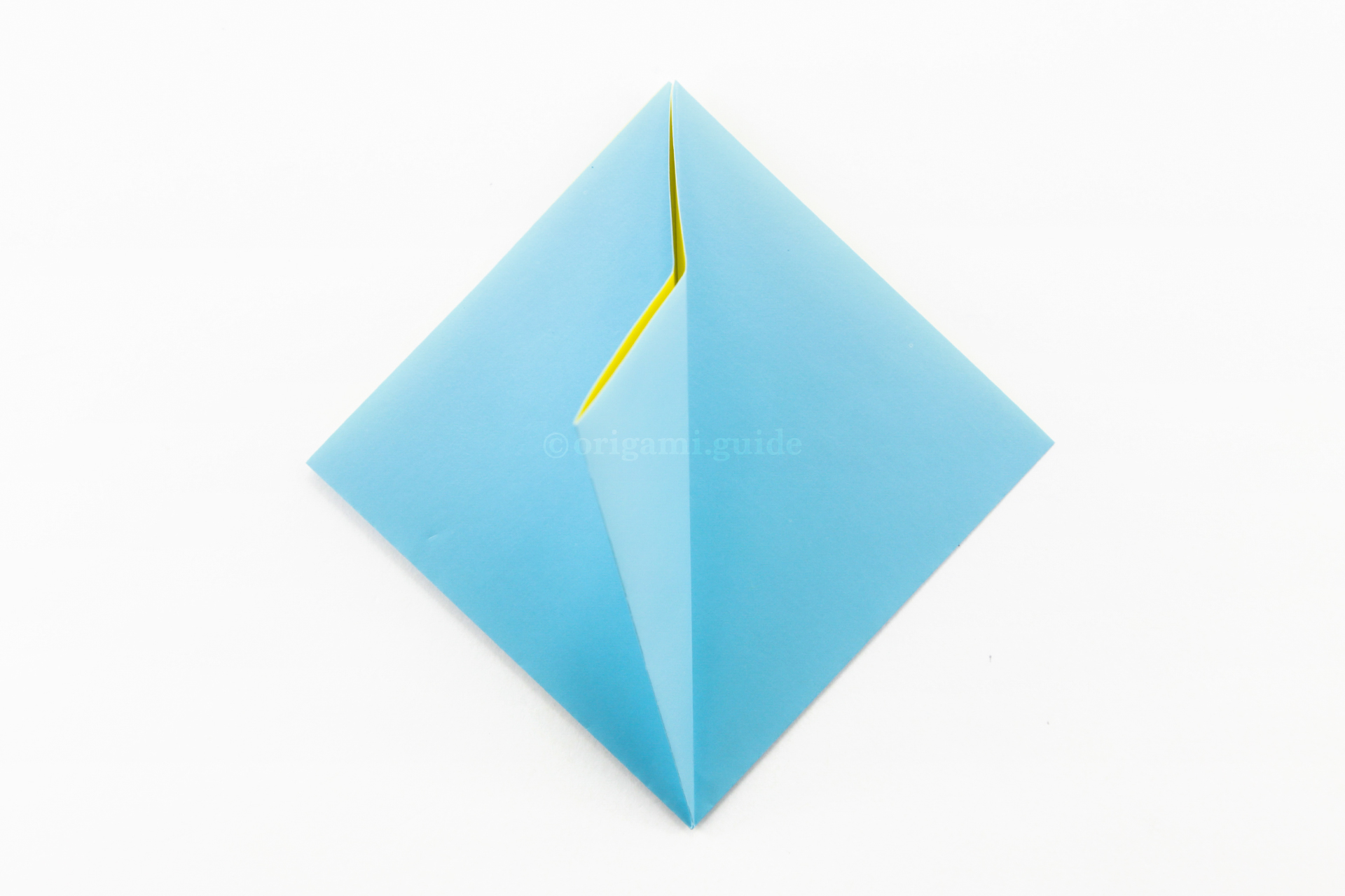 How To Fold An Origami Frog / Lily Base - Folding Instructions ...