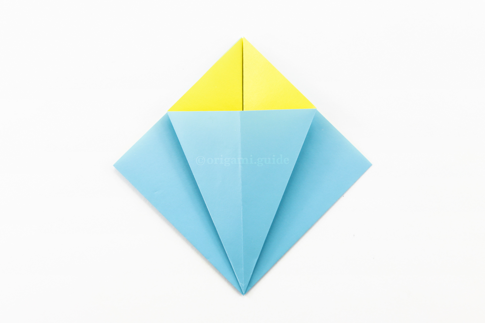 How To Fold An Origami Frog / Lily Base - Folding Instructions ...