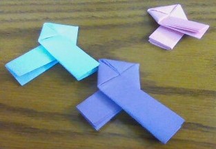 How To Make An Origami Love Knot Letterfold - Folding Instructions ...
