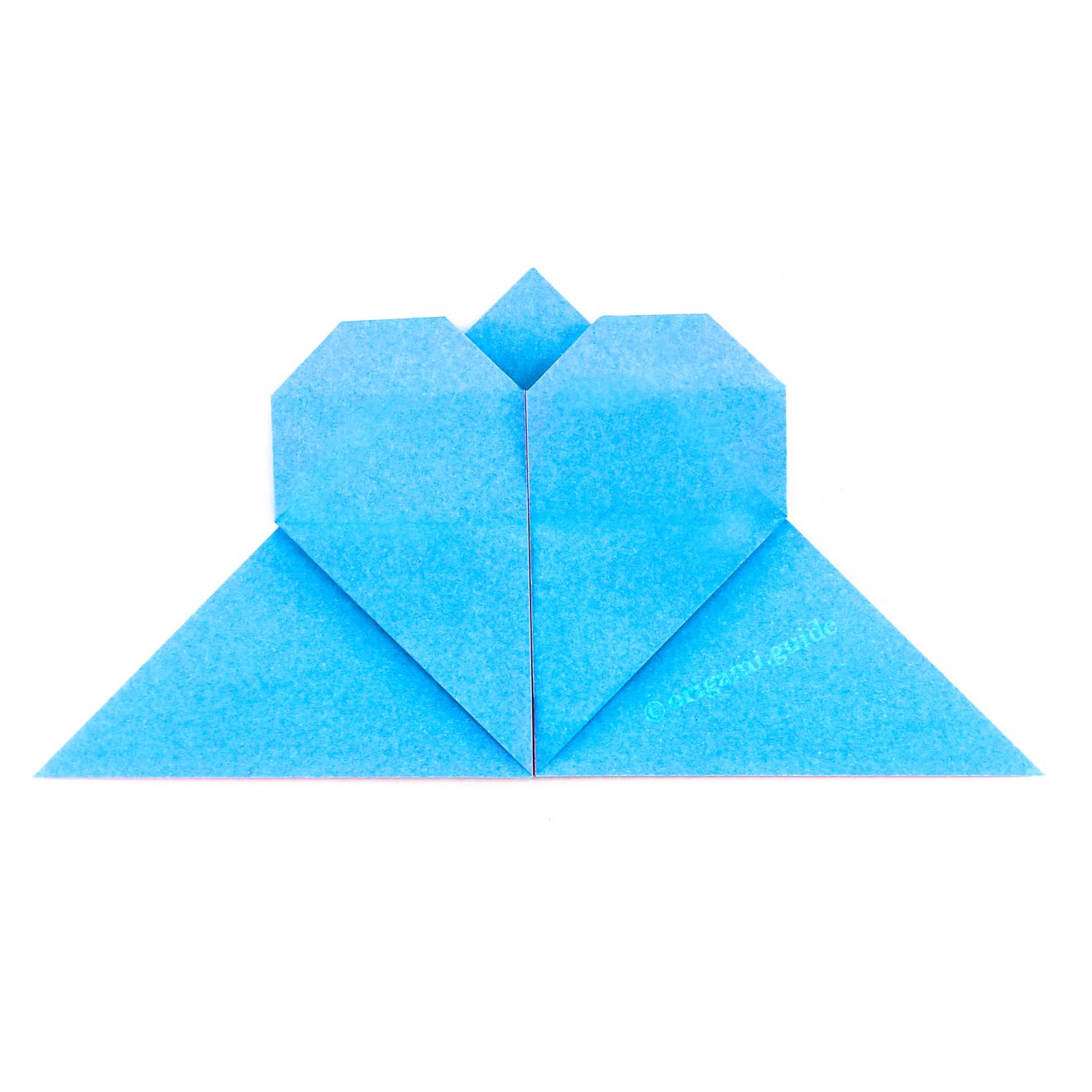 How To Make An Origami Heart Corner Bookmark Folding Instructions